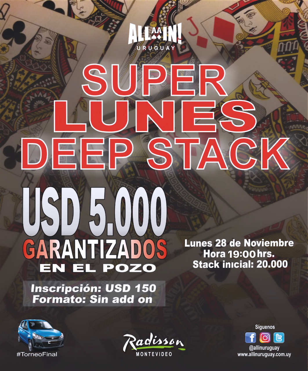 ¡DIEGO BUCERO SE CARGÓ USD 150 DEEP STACK A LLENO ABSOLUTO EN RADISSON ...